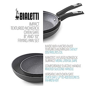 Bialetti Impact Cookware, 2-Pack Fry Set, Gray