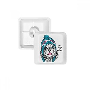 DIYthinker Cat Head The Taste of Snow Cat Protect Animal Pet Keycap Mechanical Keyboard PBT Gaming Upgrade Kit