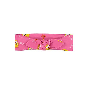 Baby Shark Girls' Creeper Bodysuit with Pull on Pants and Matching Headband 3 Piece Set (Pink/Rose, 0-3 Months)