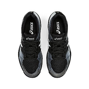 ASICS Women's Gel-Tactic 2 Volleyball Shoes, 10, Black/Silver
