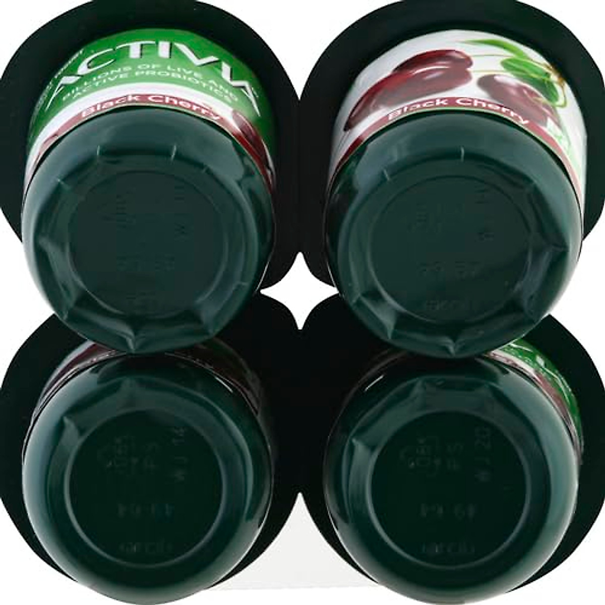 ACTIVIA Probiotic Lowfat Yogurt, Non-GMO Project Verified, Black Cherry, 16 Oz, Pack of 4