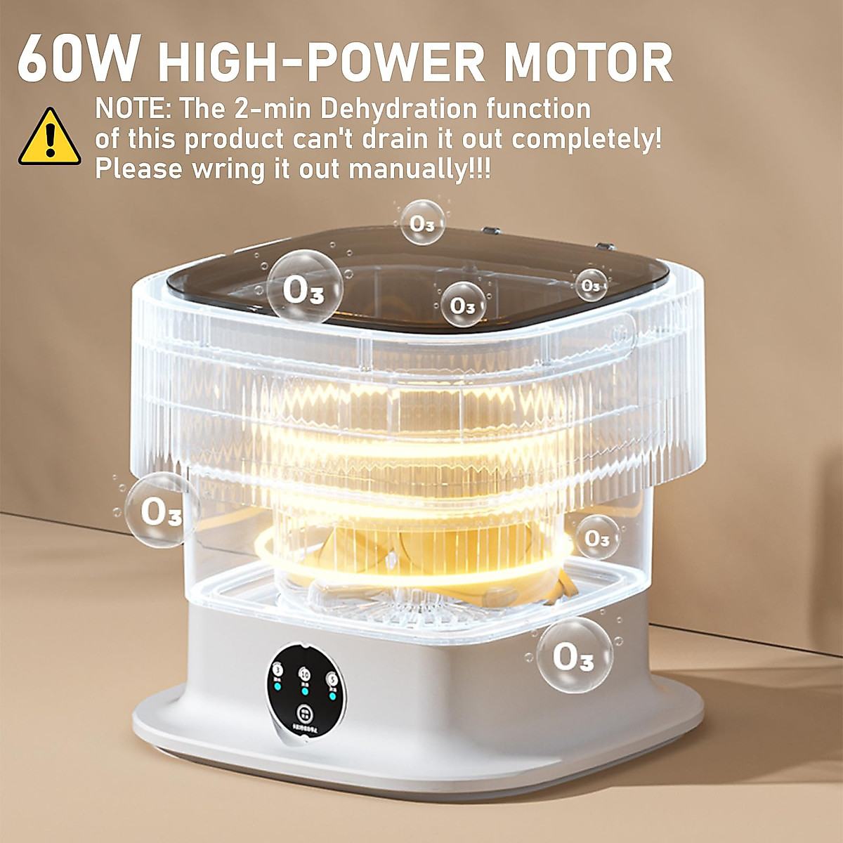 Portable Washing Machine Mini 11L Portable Washer Small Washing Machine 60w Folding Lavadora Portatil Dryer Foldable Compact Clothes Laundry Apartment Underwear Travel Camping