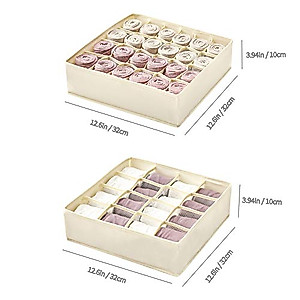 Yancoko 2 Pack Clothes Drawer Organizers.