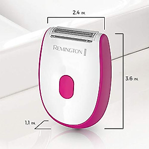 Remington WSF4810US Smooth & Silky On the Go Shaver, Wet/Dry Razor with Hypoallergenic Foil, Color/Design May Vary