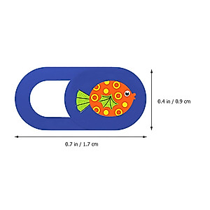 SOLUSTRE 6Pcs Lens Cover Adhesive Webcam Cover Laptop Camera Cover Camera Cover for Camera Cover Camera for Computer Camera Front Slider abs Sticker