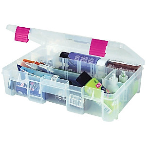 Creative Options 2-3630-82 Pro-Latch Deep Utility Organizer with 4 to 9 Adjustable Compartments, Medium