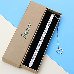 Bookmarks for Book Lovers, Birthday Thanksgiving Day Christmas Gifts for Women Teen Girls Best Friend Mom Sister Daughter Teacher Readers, Motivational Book Marker for Her