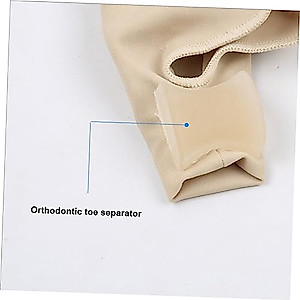 Thumb Brace 1 Pair Night Splint Thumb Protector Tool Stand Bunion Brace Nylon Socks Hallux Valgus Gloves Trigger Bracket Forefoot Khaki Pedicure Foot Protectors for Feet