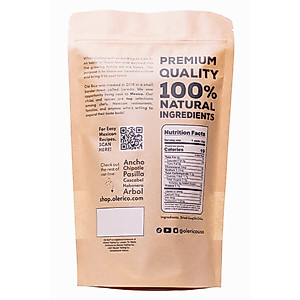 RICO RICO - Dried Guajillo Chiles Peppers 4 oz - Natural and Premium. Great For Mexican Recipes Like Mole, Tamales, Salsa. Resealable Kraft Bag by RICO RICO