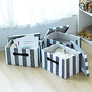 UNILPWAY Houndstooth Black and White,Storage Bins,Foldable Storage Box Organizer With Handle For Home, Closet (14.96 inch *13.38 inch *6.3 inch)…