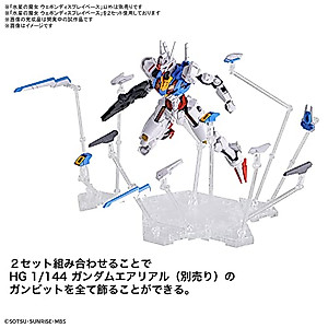 Bandai Spirits HG Mobile Suit Gundam Mercury Witch Weapon Display Base, 1/144 Scale, Color-Coded Plastic Model