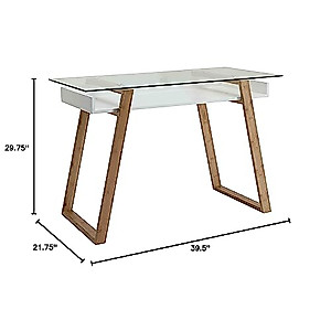 Convenience Concepts Oslo Sundance Desk, White