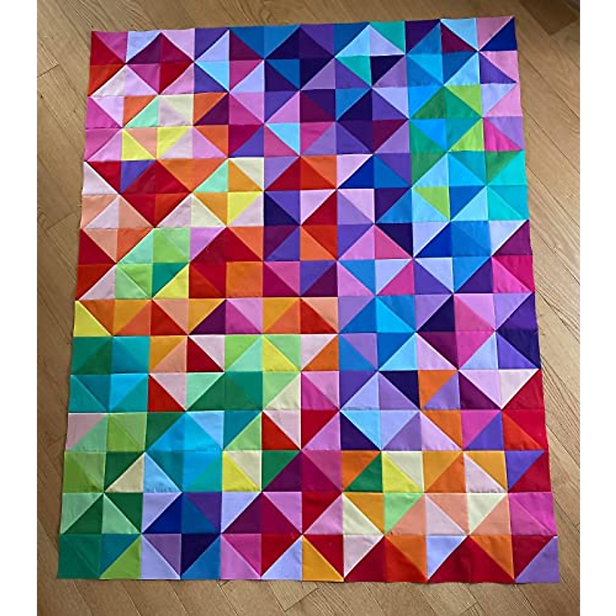 200 PCS 4" x 4" Solid Color Precut 100% Cotton Fabric Squares Fabric Bundles for Sewing & Quilting