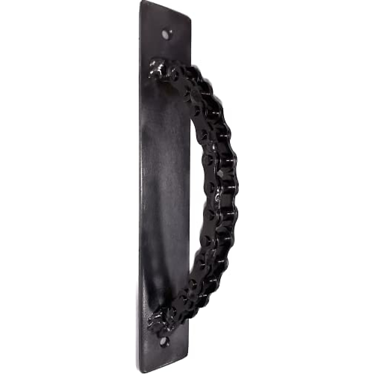 Bike Chain Drawer Pull Or Cabinet Handle Round (6.3, Black)