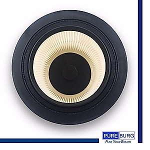 PUREBURG 17816 Replacement Red-Stripe Filter Compatible with Craftsman 5/6/8/12/16/32 Gallon Large Wet Dry Shop Vacs Replace Part# 9-17816/17816, 1-Pack