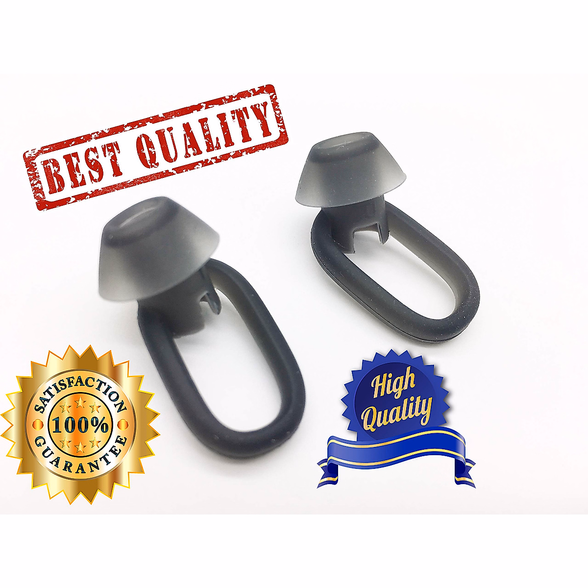 Backbeat 300 Ear Tips by AvimaBasics | Premium Replacement Ear Gels Spare Kit Parts Earbud for Plantronics Backbeat 300 305 350 Headphones (Medium)