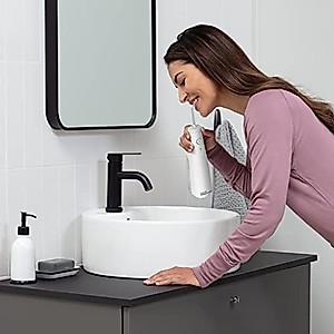 Waterpik Cordless Select Water Flosser, Portable and USB Rechargeable Waterproof Water Flosser for Home and Travel, Braces & Bridges Care for Teeth, ADA Accepted, White WF-10W10