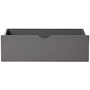 Donco Kids 505-DG Dual Under Bed Drawer, One Size, Dark Grey