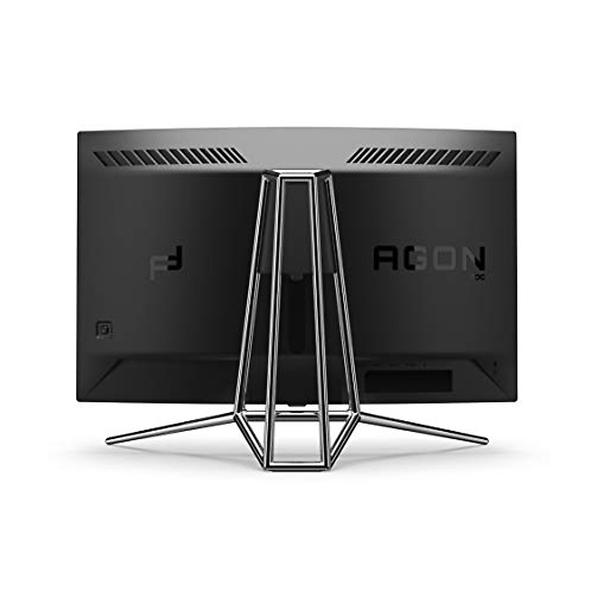 Porsche Design Agon PD27 27" Gaming Monitor, 1000R Curved QHD (2560x1440), 240Hz 0.5ms, DisplayHDR 400, Light FX, Quick Switch Keypad, Low Input Lag, Height-Adjust, 4Yr Re-Spawned, Black