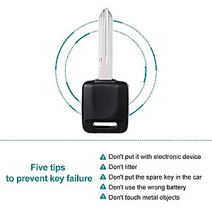 SELEAD Car Key Fob Keyless Entry Remote fit for 2001-2006 for Nissan Altima Armada 350Z Antitheft Keyless Entry Systems 7003526 2pcs