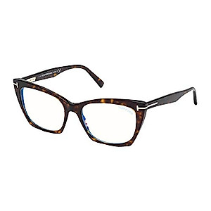 Tom Ford FT 5709-B BLUE BLOCK Dark Havana 54/17/140 women Eyewear Frame