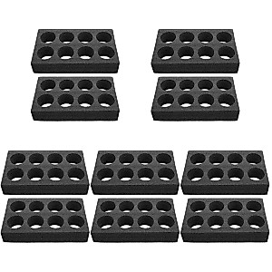 Happyyami 10 Pcs Milk Tea Cup Holder Take Out Drink Holder Beverage Carrier Drink Cup Holder Take Out Cup Holder Disposable Drinkware Beverage Takeout Cup Holder Epe Accessories Drinks