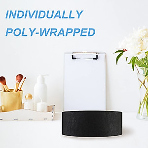 PINKXHY 128 Pieces Disposable Spa Facial Headbands Stretch Non Woven Facial Headbands Soft Skin Care Hair Band with Convent Closure for Women Girls Salons Esthetician Supplies, Black Large