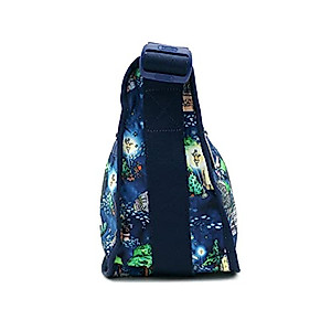 LeSportsac Classic Hobo Crossbody Handbag in Cobblestone Stroll