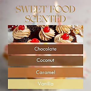 AOOVOO Birthday Candle, 9oz Pure Soy Wax, Vanilla/Cream/Cake Scent, Handmade, Long Burning, for Women, Men, Friend