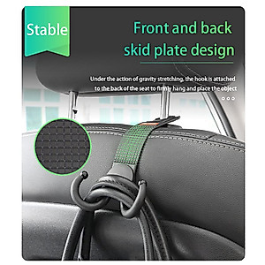 Strong Nylon hooks for car headrest (1pair)