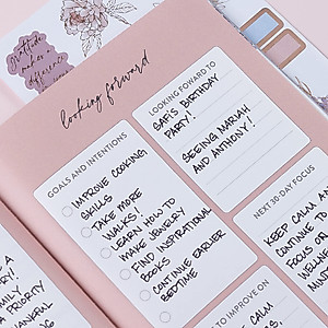 Gratitude Journal/Planner, Edition 3 - Flora. Daily Reflection Notebook. Daily Quotes and Reflection Logs. Sticker Sheet Included. Portable Petite Planner by Erin Condren.