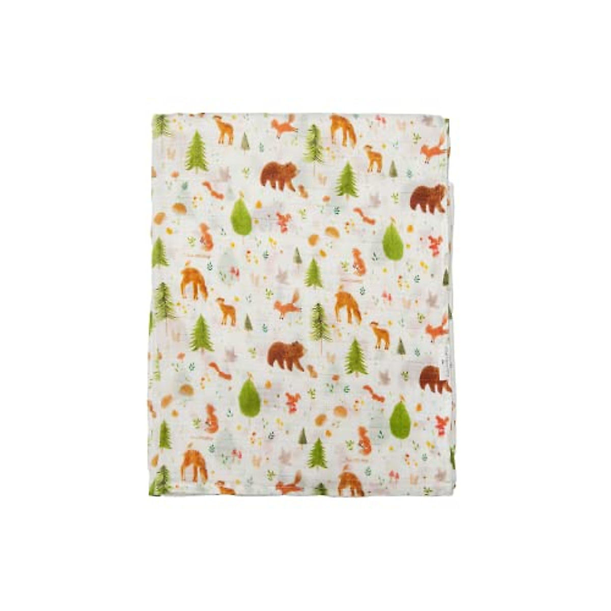 Loulou Lollipop Soft Baby Swaddle Blanket Muslin Wrap Receiving Blanket for Newborn to Toddler Girl and Boy, Large 47” by 47” - Forest Friends…