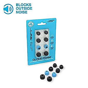 JLab Epic Air Sport ANC True Wireless Bluetooth 5 Earbuds | Headphones for Working Out | IP66 Sweatproof | 15-Hour Battery Life, 55-Hour Charging Case + Cloud Foam Mnemonic Earbud Tips