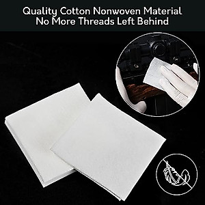 Gun Cleaning Cloth and Gun Cleaning Patches in Storage Box, 12"x12" Silicon Gun Cloth and 600pcs 2"x2" Gun Patches, Lint Free Gun Cleaning Supplies Fit for Most Firearms 9mm