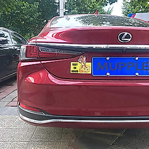 Baby on Board Sign for Car Kids Safety Baby on Board Stickers (2 Pieces) (Jerry)