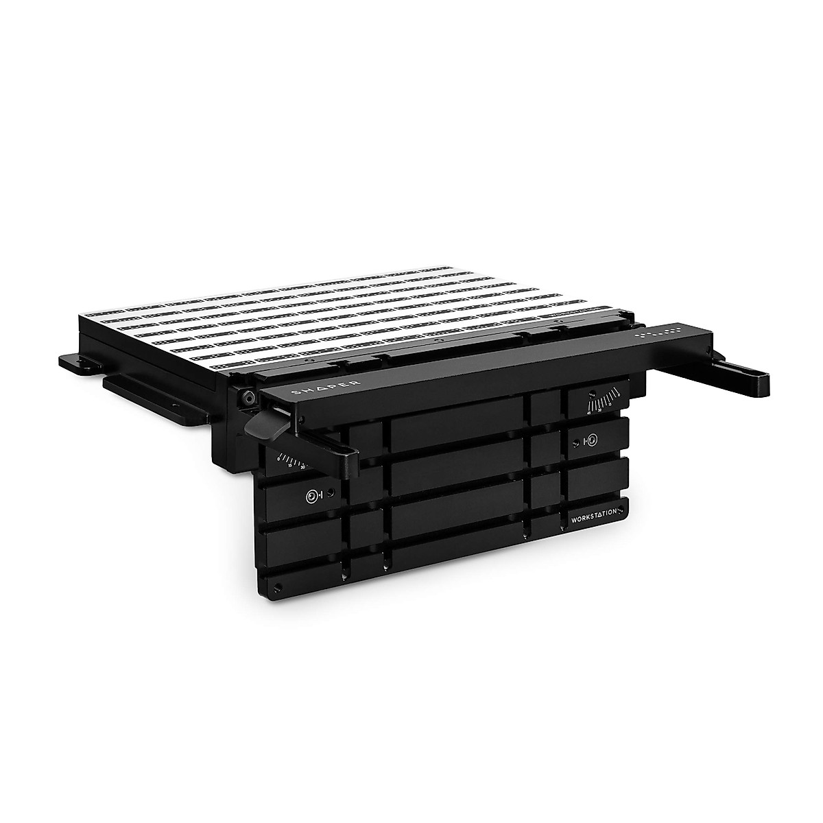 Shaper Workstation - Ultimate workholding and fixturing solution - SW1-AA - Easily adjustable shelf for small or irregular workpieces - Intuitive indexing pins for alignment and registration