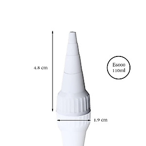 1st Choice Snip Tip Applicator Tips Cap for E6000 Craft Glue 3.7 Ounce Adhesive Tubes (4 pc)