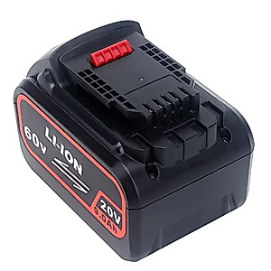Biswaye 9.0Ah Battery DCB609 Replacement for DEWALT 20V/60V 120V MAX XR Lithium-Ion Battery DCB606 DCB609 DCB612 DCB203 DCB204 DCB207 DCB206 DCB201