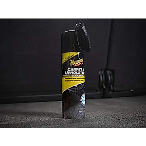 Meguiar's Carpet & Upholstery Cleaner - Automotive Carpet Cleaner, Upholstery Cleaner, and Fabric Cleaner in One, Pro-Strength Cleaning that Removes Odors and Leaves a New Car Scent, 19 Oz Aerosol