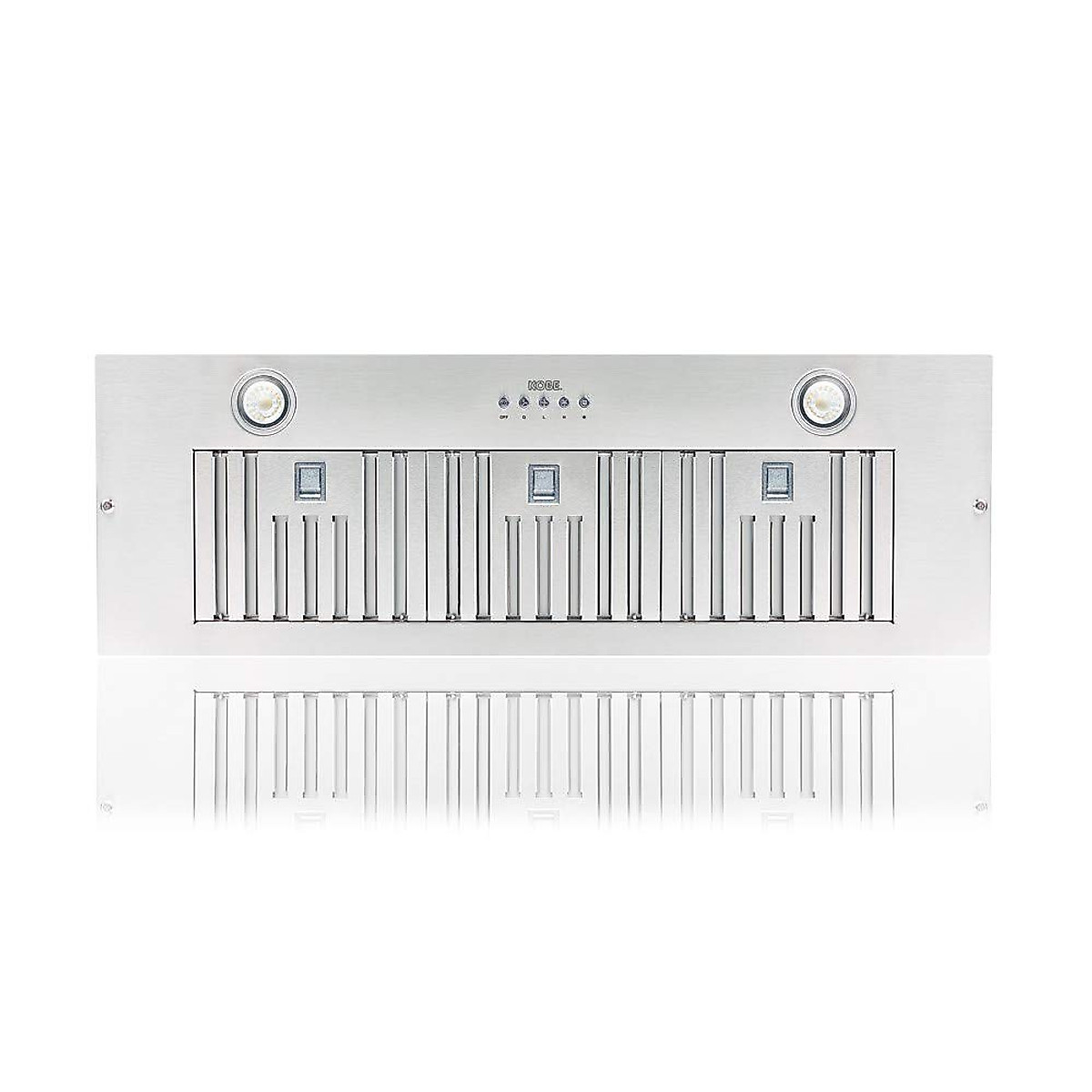 KOBE Range Hoods INX2936SQBF-500-1 Built-In/Insert Range Hood, 36", Stainless Steel