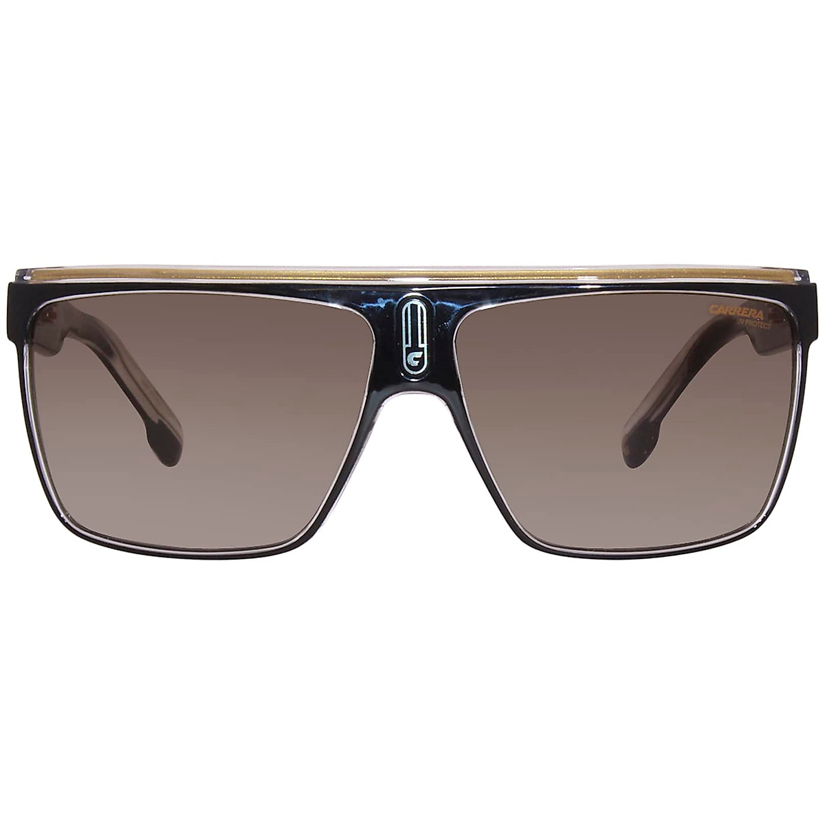 Carrera 22/N Black Gold/Brown Shaded 63/12/130 men Sunglasses