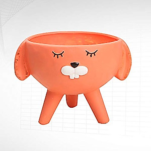 Hemoton 1pc Plant Holder Succulent Planter Bowl Animal Planter Pot Bonsai Plant Vase Pots for Outdoor Plants Ceramic Pot Flower Pots Outdoor Gardening Planter Outdoor Planters Mini Gift