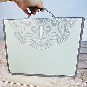 The Beadsmith Bead Folio Kit – Basic Elements – 28” U Channel Bead Board with Lid, Zippered Storage Case & 4-Piece Plier Set– Keep Your Designs, Beads & Tools Secure – Jewelry Making Supplies