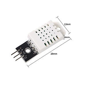 DORHEA 2PCS DHT22 AM2302 Digital Temperature and Humidity Sensor Module Temperature Humidity Monitor Sensor 3Pins Module with Cable