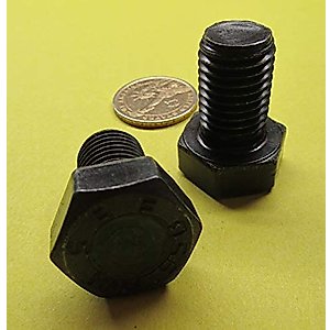 Metric Class 10.9 Steel Hex Bolts M16 x 2 mm x 25 mm Long FT 5 pcs