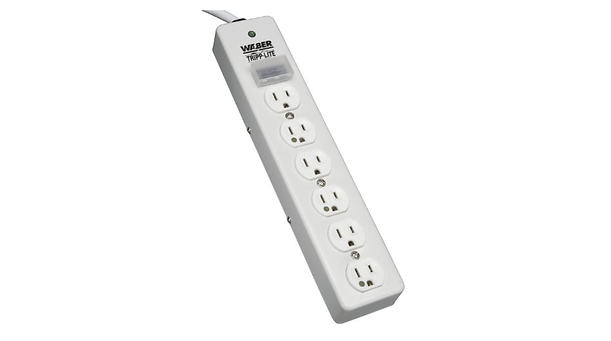 Tripp Lite Hospital-Grade Surge Protector - 6 Outlets