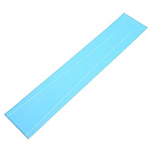Console Middle Skin, Scratch Resistant Protection Strip Film Console Center Part Dustproof PVC Integral Replacement Easy Cleaning for Digital Edition Host (Blue)