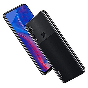 Huawei Y9 Prime 2019 (128GB, 4GB) 6.59", 3 AI Cameras, 4000mAh Battery, Dual SIM GSM Factory Unlocked - STK-LX3, US & Global 4G LTE International Model (Midnight Black, 128GB + 64GB SD + Case Bundle)