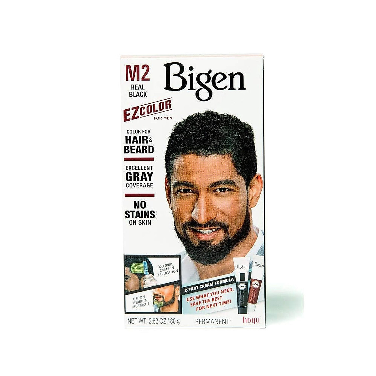 Bigen Ez Color For Men M2 Real Black Kit (3 Pack)