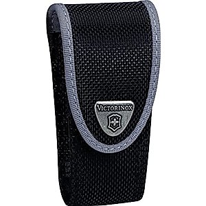 Victorinox 4.0543.3-X1 Medium Nylon Pouch 91mm/2-4 Layer Ideal to Hold and Protect Your 84mm and 91mm Knives in Black 3.8 inches